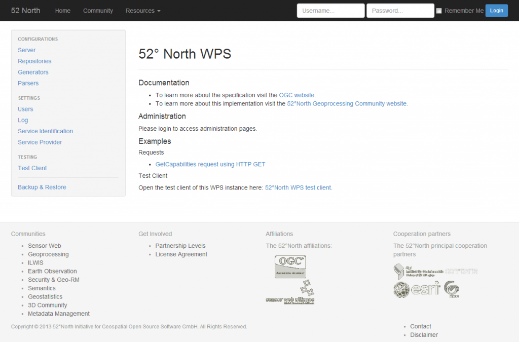 Meet The New 52° North WPS Admin Web Application - Blog - 52north